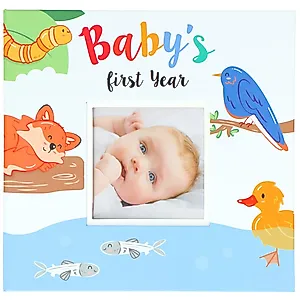 Baby Memory Book Baby Journal | First Year Photo Album | Up to The First 5 Years | Perfect for Boys and Girls | Achievements, Memories, Milestones | Baby Shower Present