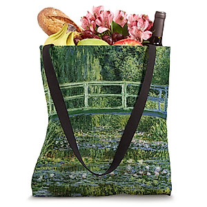 Monet's Water Lilies and Japanese Bridge Garden Tote Bag