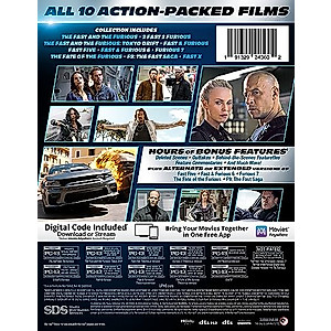 Fast & Furious 10-Movie Collection - Blu-ray + Digital