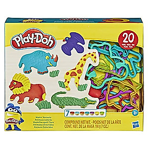 Play-Doh Makin' Animals Create It Kit for Kids 3 Years and Up with 7 Non-Toxic Colors