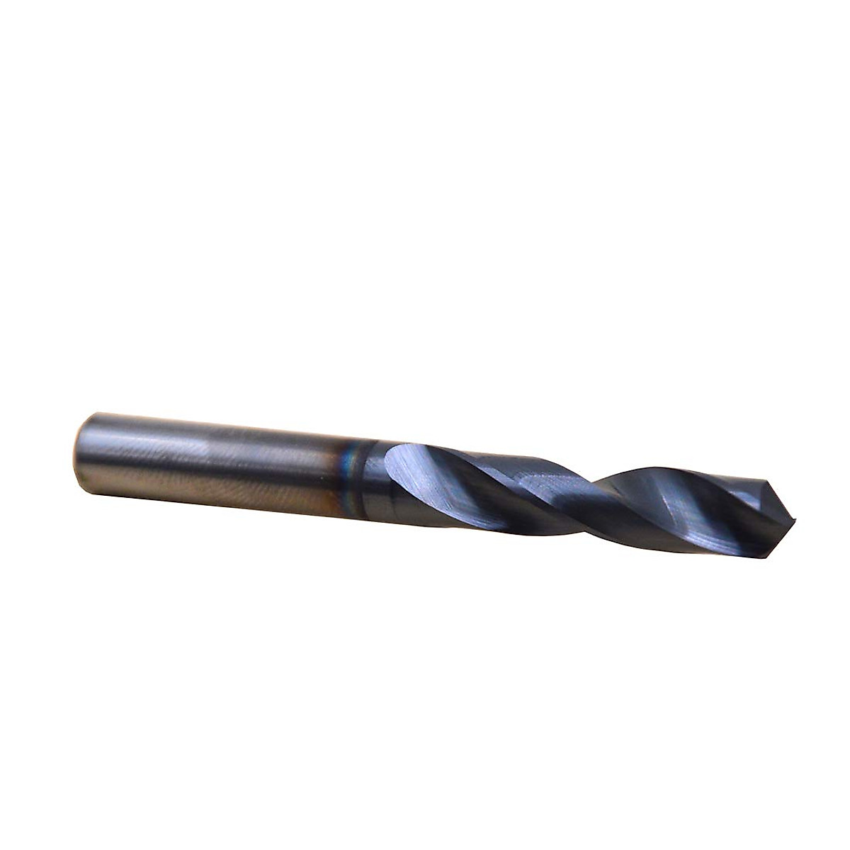 Wkstool Φ4mm,Micro Solid Carbide Twist Drill Bits,Straight Shank,TiAlN Coated,Metric,for Stainless Steel,Alloy and Hard Steel (Ø4mm -25mm Flute Length-50mm Full Length, for Steel)