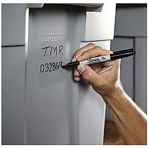 PUCHA Permanent Markers Fine Point Markers Pens, Office Supplies for School, Home. 36-Count-Black