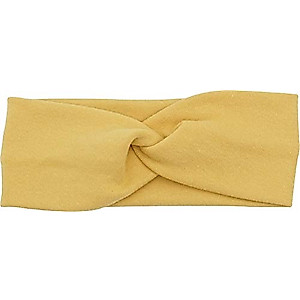 AVAUMA Baby Girl Boy Headbands Bow and Turban, Fits Newborn Infant Toddler and Children Hair Accessories (TB_MY/DPK/BW/WH/GR/BK)