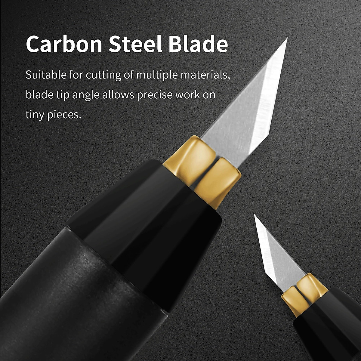 DSPIAE Hobby Knife Set - WITH 20 BLADES - Precision Hobby Knife 6.14 inch