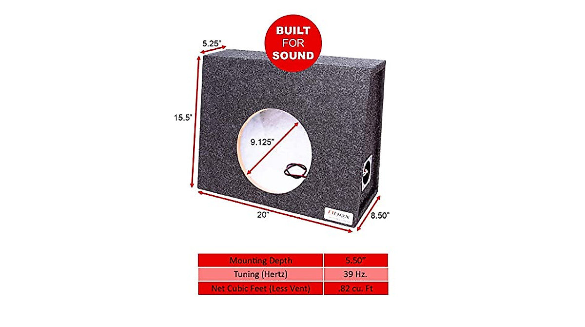 Premium 10 Inch Subwoofer Enclosure for Powerful Car Audio