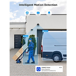 ANNKE 4K PoE Security Camera System with Audio, 12MP H.265+ NVR with 2TB HDD, 4x8MP Ultra HD IP Dome Cam, AI Smart Detection, 100ft Night Vision, IP67 Waterproof&IK08 VandalProof, Remote Access