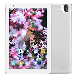 ANGGREK 8.0 Inch Tablet, 2GB RAM, 32GB ROM, 8 inch IPS Display, Dual Cameras, Long Battery Life, Great Choice, 10, Expandable Storage (US Plug)