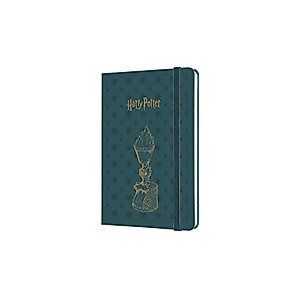 Moleskine Limited Edition Harry Potter 18 Month 2021-2022 Weekly Planner, Hard Cover, Pocket (3.5" x 5.5"), Tide Green