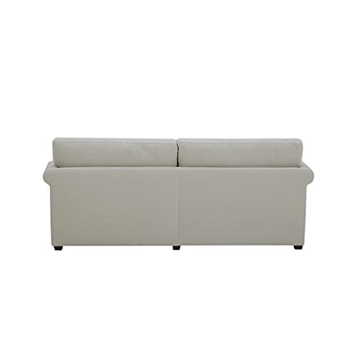 Amazon Brand – Stone & Beam Balkan Contemporary Rolled-Arm Sofa Couch, 91"W, Chalk