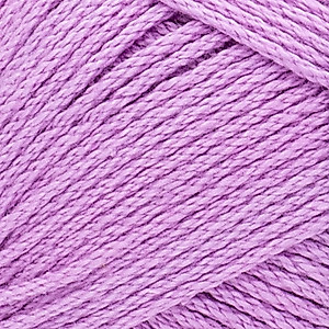 (1 Skein) 24/7 Cotton® Yarn, Orchid (Pack of 2)