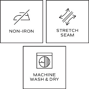 Van Heusen Men's Slim Fit Flex Flat Front Pant, Black, 34W x 30L