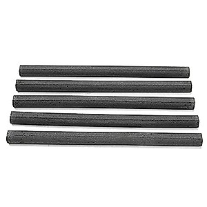 CynKen 5pcs 10x140mm Ferrite Rod Bar Loopstick for Radio Antenna Aerial Crystal About 0.4"x5.5"