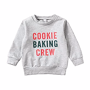 Junsyuffk Newborn Outfit Little Sister Newborn Outfit Long Sleeve Crewneck Pullover Sweatshirt Print Casual Pullovers Tops Fall Clothes Baby Girl Football Outfit