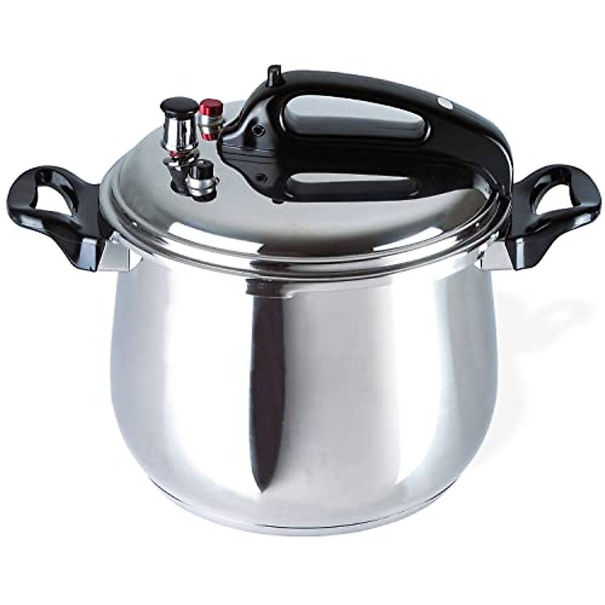 Bene Casa Stainless-Steel, 5.3-quart Pressure Cooker, 5-liter Capacity. Olla de Presion.