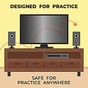 PrideSports Practice Golf Balls, Hollow, 12 Count