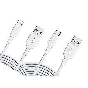 Fast Charge 6ft and 10ft Long USB-C Cables Compatible with Amazon Kindle Paperwhite 6.8 (2021 Release)/ Fire 7 (2022 Release) - Type-C Cord Power Wire Data Sync High Speed Q6V