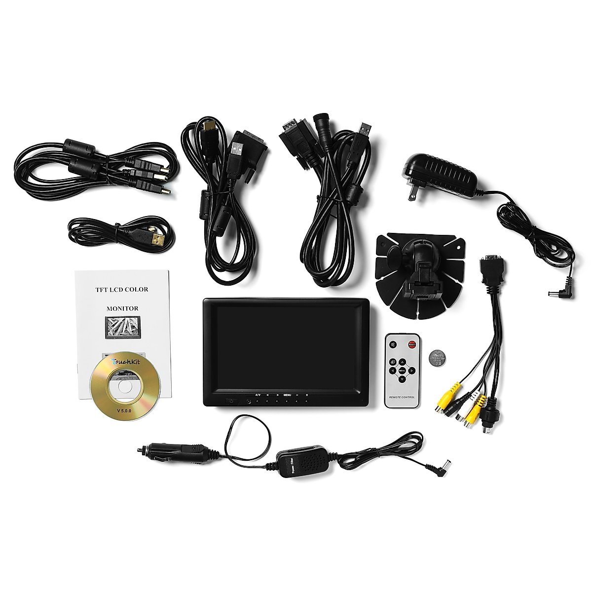 LILLIPUT 7" 5 Wire Auto Switching 669gl-70np/c/t-hb Vga Touch Screen with Dvi/hdmi Input by viviteq inc