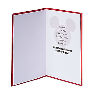 American Greetings Birthday Card for Kid (Mickey Mouse, Smile)