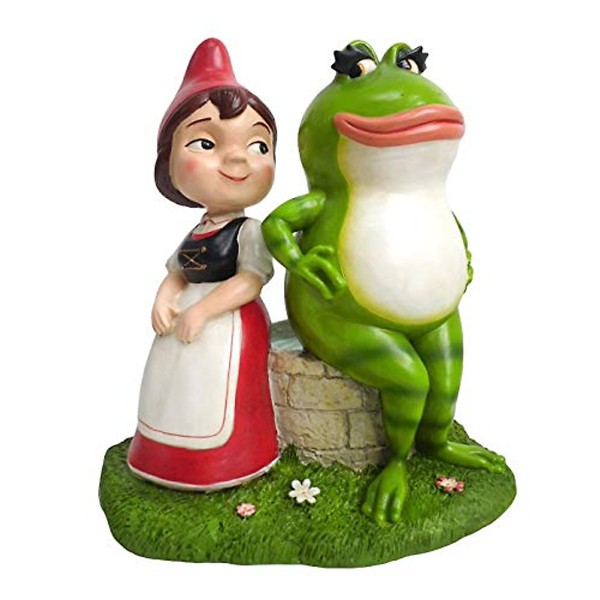 DIG Gnomeo and Tybalt Garden Statue, 10.3 by 10.75-Inch, Stone