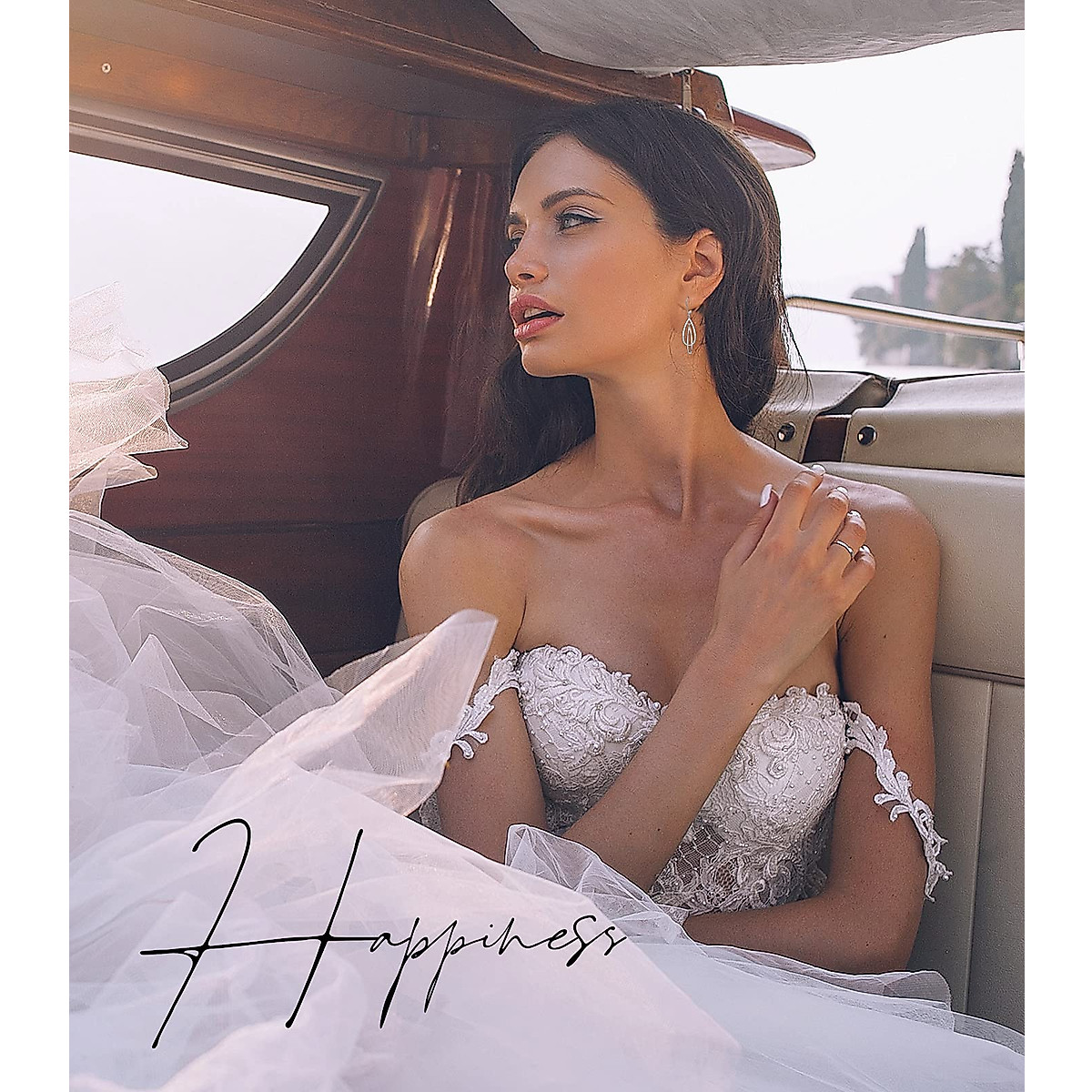 Teardrop Dangle Drop Leverback Earrings Cubic Zirconia CZ Lever Back Tear Drop Earingings Sterling Silver Jewelry for Women