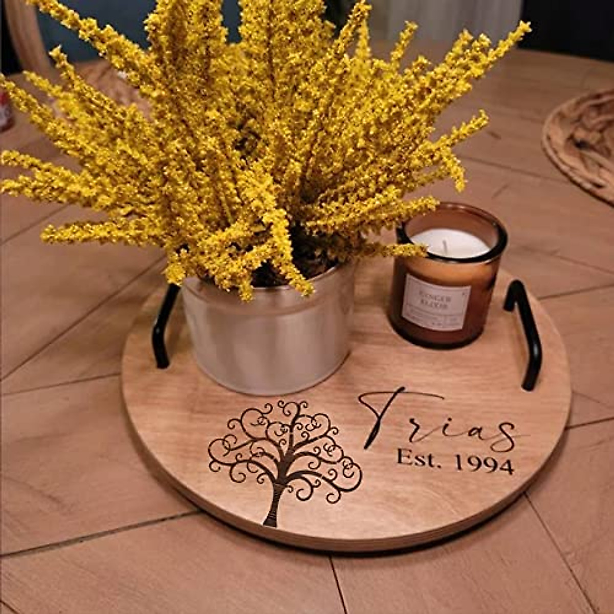 Tree Stencils Tree of Life Stencil for Painting on Wood Airbrush Natural Plants Small Palm Tree Drawing Templates for Canvas Wall Floor Decor DIY Art Crafts and Decorations (12pcs 5.9in Tree)