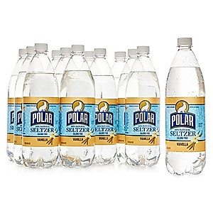 Polar Seltzer Water Bottles No Sodium and No Calories 33.8 Fl. Oz, (Pack of 12) (Vanilla)11