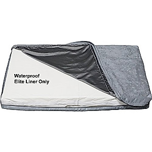 PetBed4Less Elite DIY Durable Dog Bed Dog Pillow Pet Bed Removable Waterproof Liner with Zipper - Elite Waterproof Dog Bed Liner only
