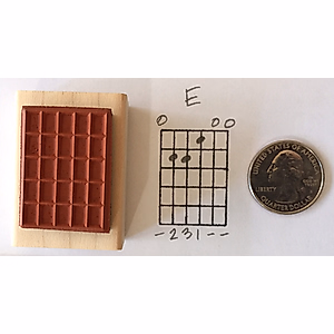 Stampola™ Guitar Chord Stamp (Large) - 5 Fret