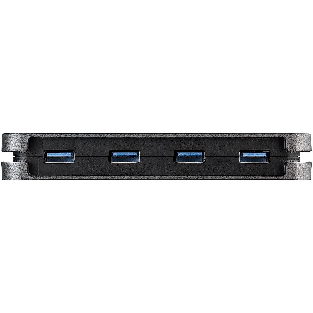 StarTech.com 4 Port USB 3.0 Hub - USB-A to 4X USB-A - SuperSpeed 5Gbps Portable USB 3.1 Gen 1 Type-A Hub - USB Bus Powered - Laptop/Desktop USB Hub with Long Cable 11" & Cable Management (HB30AM4AB)