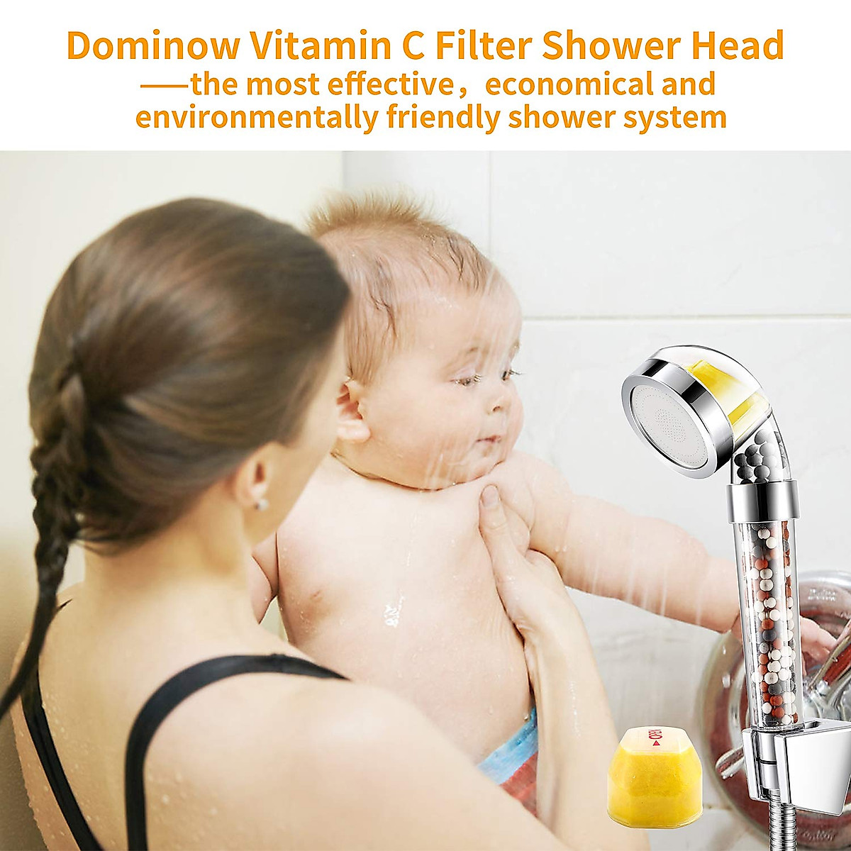 Vitamin C Filter Shower Head - Revitalize Hair & Skin
