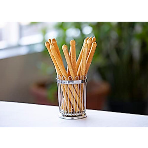 Service Ideas WBB5PS Breadstick Basket, Wire, 5"