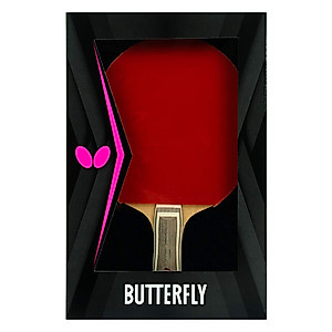 Butterfly Petr Korbel Blade & Sriver Rubber Shakehand Table Tennis Racket | Pro-Line Series | Classic Blade and Rubber Combination That Can Do It All | Recommended for Advanced Level Players