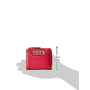 Marc Jacobs TheJLink M0017024 Women's Bi-Fold Wallet, Lipstick Red