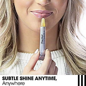 Chapstick Total Hydration Vitamin Enriched Lip Oil, Non Tinted, Vitamin c, vitamin E, Contains Omega 3 6 9, Peach Tea Flavor, 0.23 Fl Oz (Pack of 1)