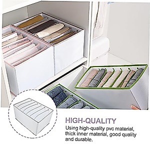 DOITOOL 1pc Jeans Storage Box Clothing Storage Bins Vanity Storage Drawers Storage Dividers Sock Storage Box Cloth Storage Bins Underwear Drawer Organizer Cloth Storage Box Foldable Box