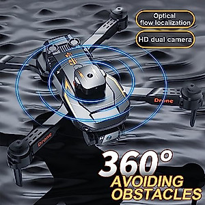 Drone With Camera For Adults, Foldable Fpv Drone With Electrionic Regulation Dual 1080p Wifi Camera Gesture Control Rc Quadcopter For Kids Adults