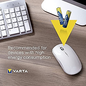 VARTA Longlife Power AAA Micro LR03 Alkaline Battery (10-Pack) - Made in Germany - Ideal for Toys, Torches, Controllers and Other Battery-Powered Devices