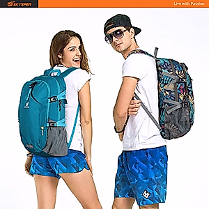 SKYSPER 40L Packable Hiking Backpack - Lightweight Foldable Backpack Travel Daypack for Women Men Outdoor Walking Bag