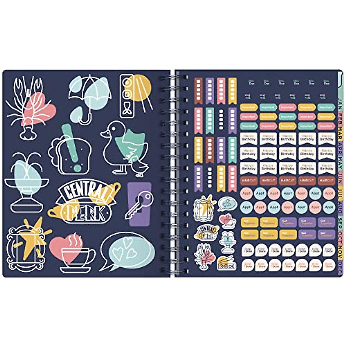 2023 Friends Deluxe Weekly/Monthly Planner