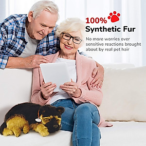 Perfect Petzzz - Original Petzzz German Shepherd, Realistic, Lifelike Stuffed Interactive Pet Toy, Companion Pet with 100% Handcrafted Synthetic Fur