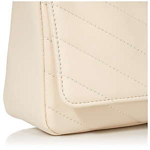 The Drop Women's Koko Chain Strap Flap Bag, Bone, One Size