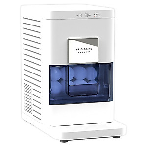 Frigidaire, Countertop Artisanal Sphere Ice Machine, Transparent Window, Gourmet Ice Maker, 84 Sphere per Day Capacity, Auto Self Cleaning Ice Making Machine - 16.75"D x 11.75"W x 20.25"H (White)