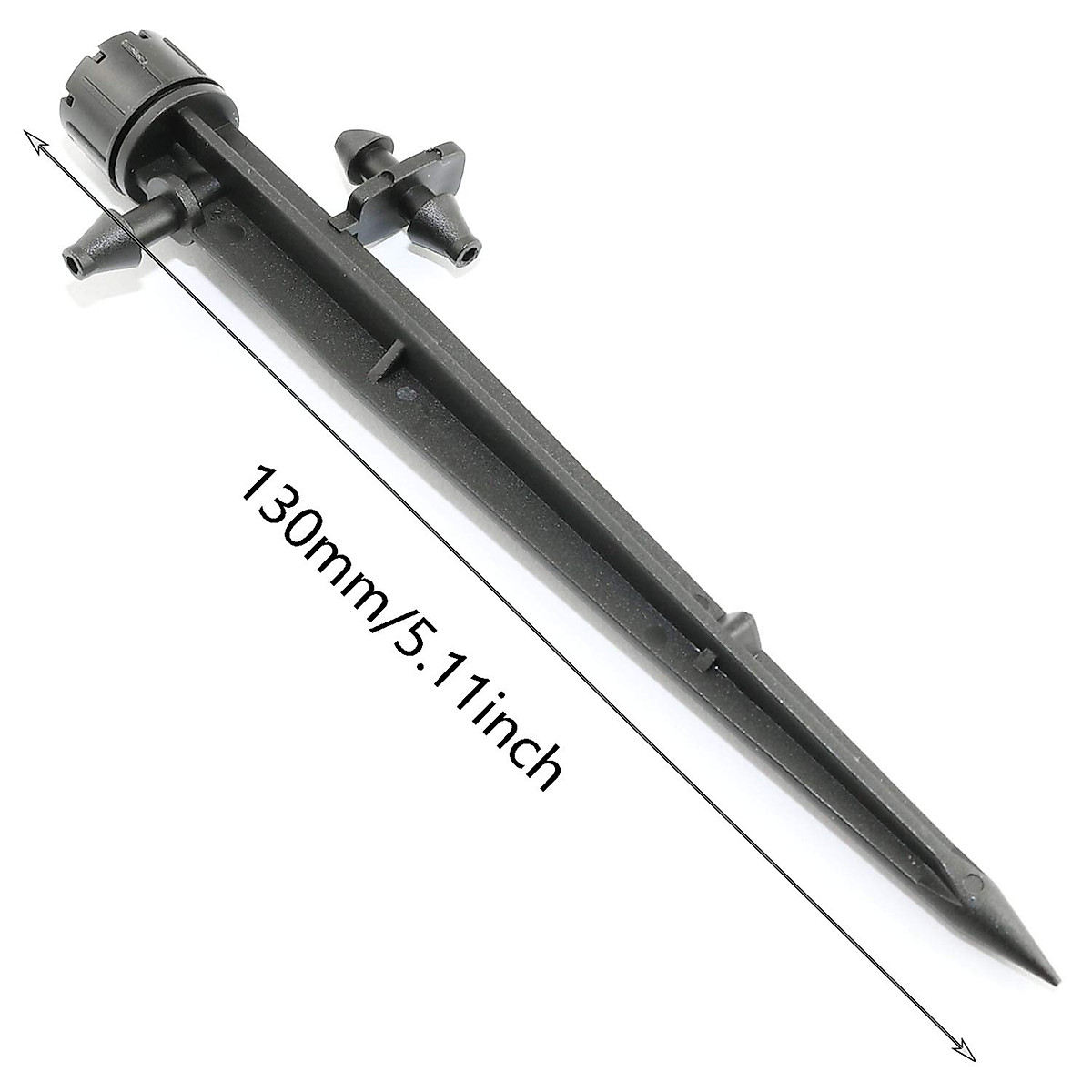 DGZZI 20pcs Adjustable Irrigation Drippers Garden Sprinkler 360 Degree 8 Holes Water Flow Irrigation Drippers Connector for 4/7 MM Tube