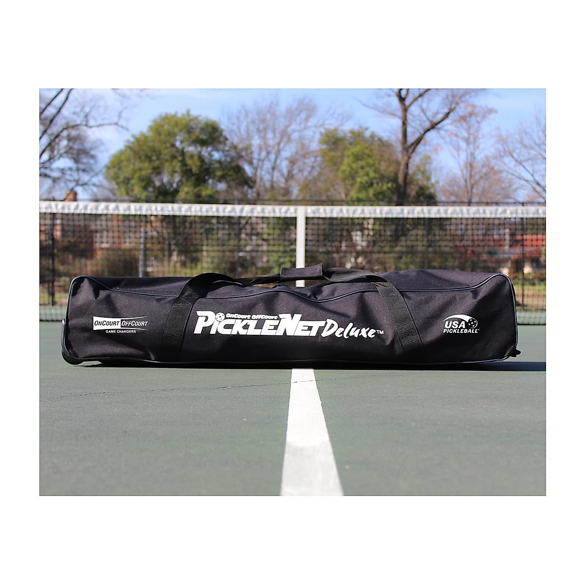 ONCOURT OFFCOURT PickleNet Deluxe TAPND 22'x 34" Oval Tubing Locking Wheels Pickleball Net System