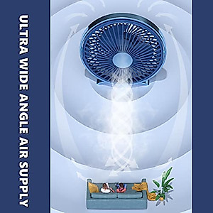 Chchmu USB Desk Fan Mini Desktop Table Fans 2 Speed Personal Quiet Fan with Strong Airflow Portable Cooling Fan with Head Adjustable for Home Bedroom Dormitory Office Table & Desktop, Gold