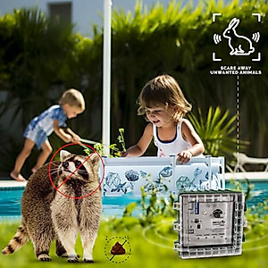 Bird-X Critter Blaster PRO Sonic Pest Repeller for Animals and Birds, Covers 6 Acres