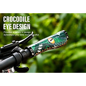 CNC Ergonomic Bike Handlebar Grips,Silicone MTB Grips for Mountain Bike/BMX.