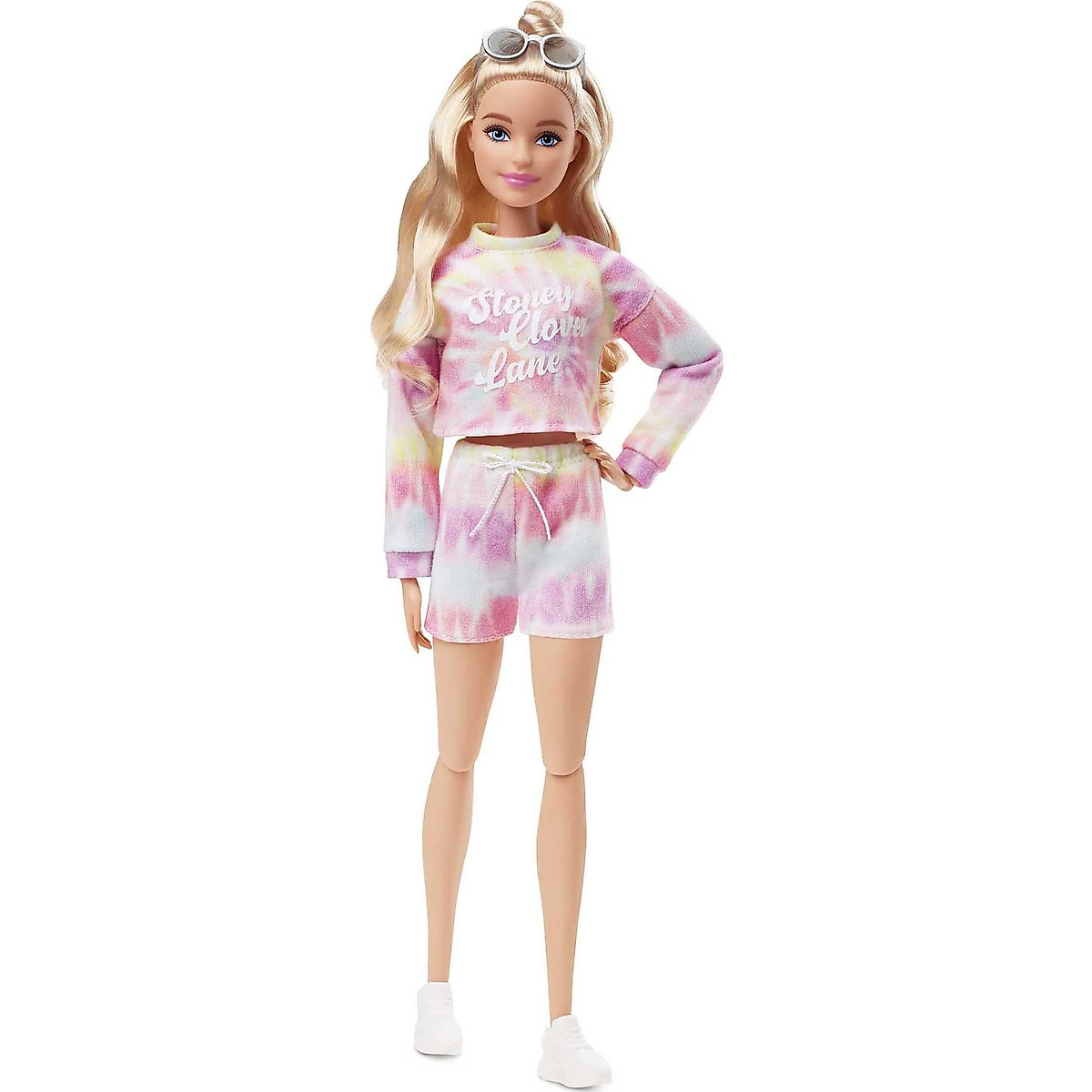 Barbie Signature Stoney Clover Lane Doll Wearing Tie-Dye Loungewear & Duffle Bag