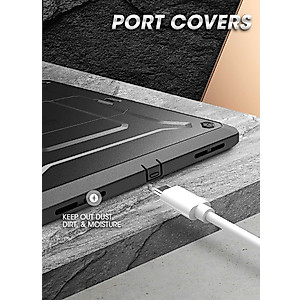 SUPCASE for iPad 10th Generation Case with Screen Protector (Unicorn Beetle Pro), [Built-in Stand & Pencil Holder] Heavy Duty Rugged Protective Case for iPad 10th Gen 10.9 Inch (2022), Black