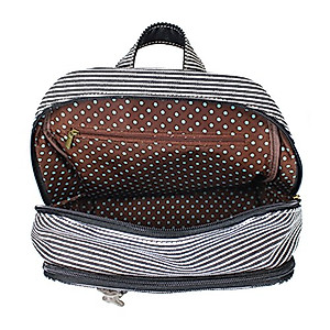 Chala Handbags Paw Print Characters Style Purse Collection - Dog Mom Dog Lover (Teal Paw_ Backpack)